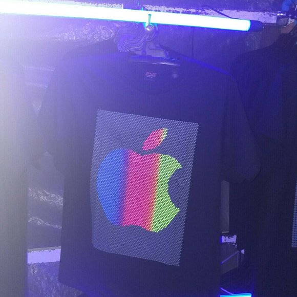 Shirts | Mac Apple Macintosh Glow In The Dark Blacklight T | Poshmark
